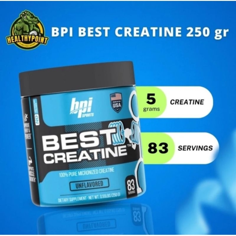 Jual BPI BEST CREATINE MONOHYDRATE 250 GRAM | Shopee Indonesia