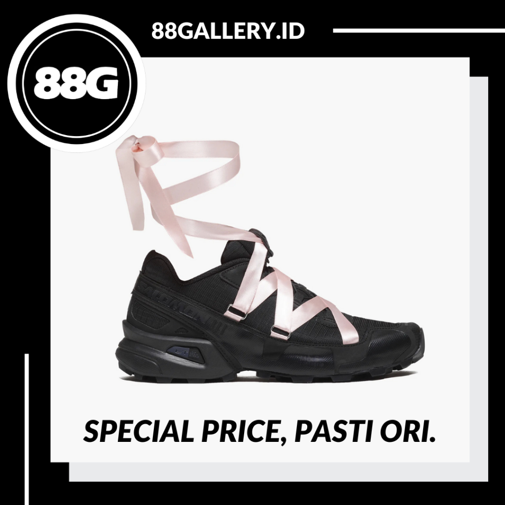 Jual Salomon X Sandy Liang Speedcross 3 Ribbon Black Pink | Shopee ...