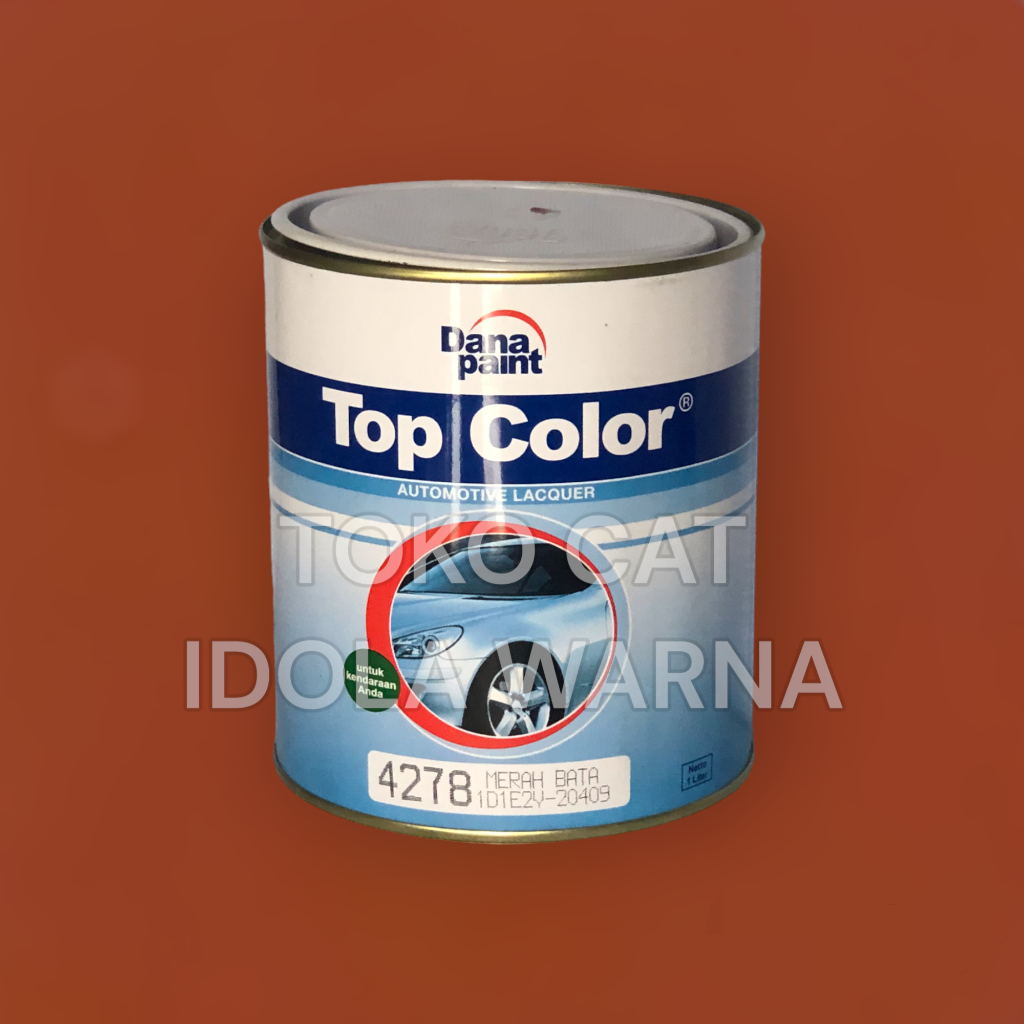 Jual Cat SOLID/STANDAR/DUCO/NC TOP COLOR - Warna MERAH BATA 4278 ...