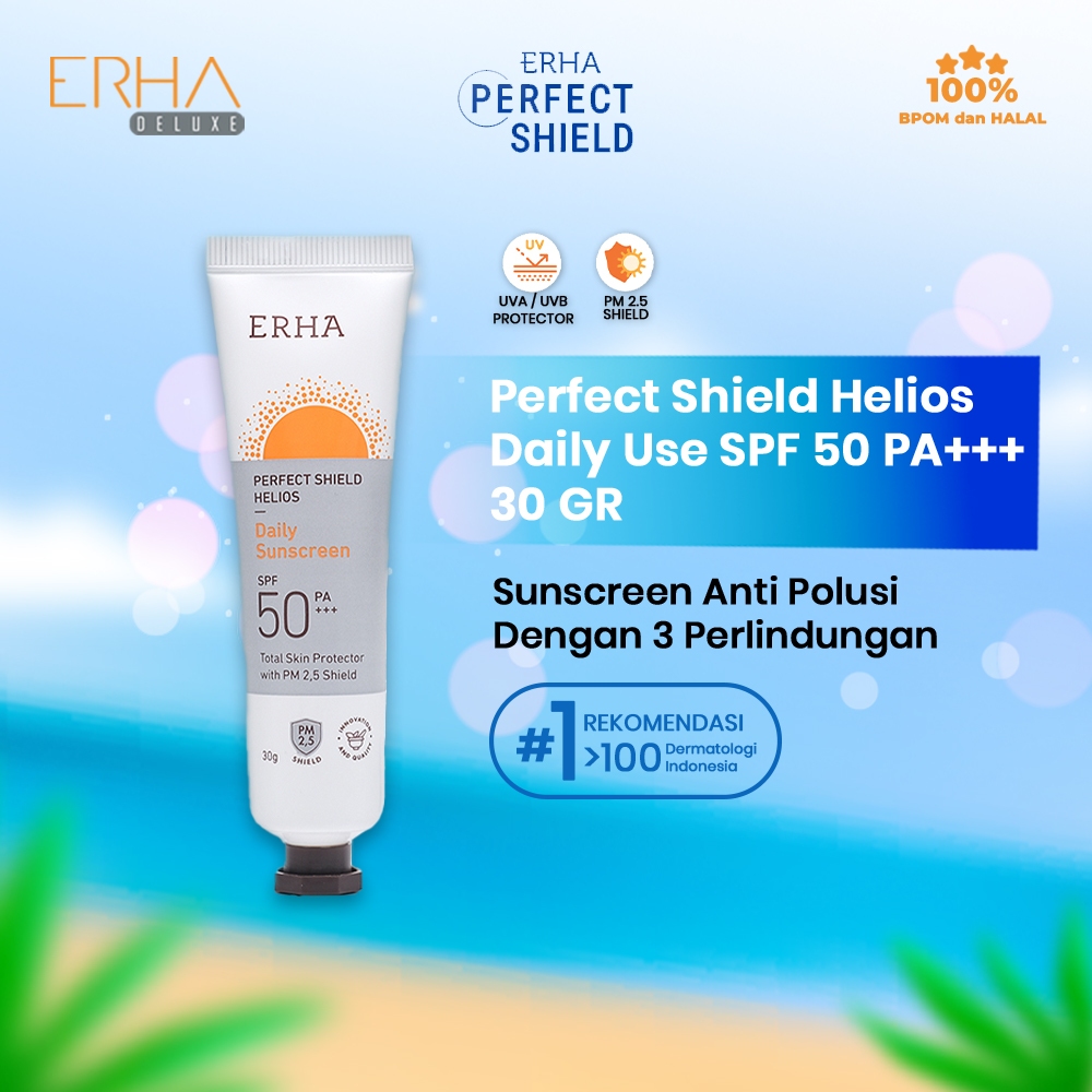 Jual ERHA Sunscreen Sunblock PERFECT SHIELD HELIOS SPF 50/PA+++ Daily ...