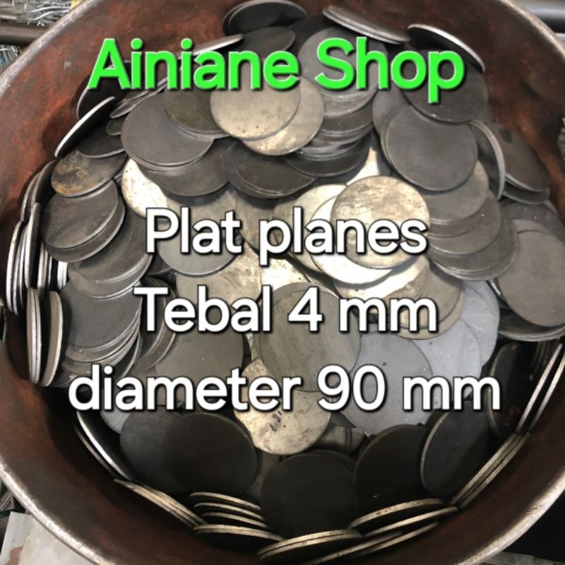 Jual Plat Besi Bulat 4 mm Diameter 90 mm / 9 cm | Shopee Indonesia