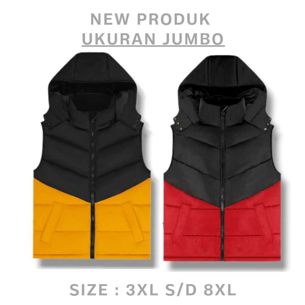 Jual BIG SIZE Rompi Motor Pria Pelindung Dada Rompi Hangat Anti Angin ...