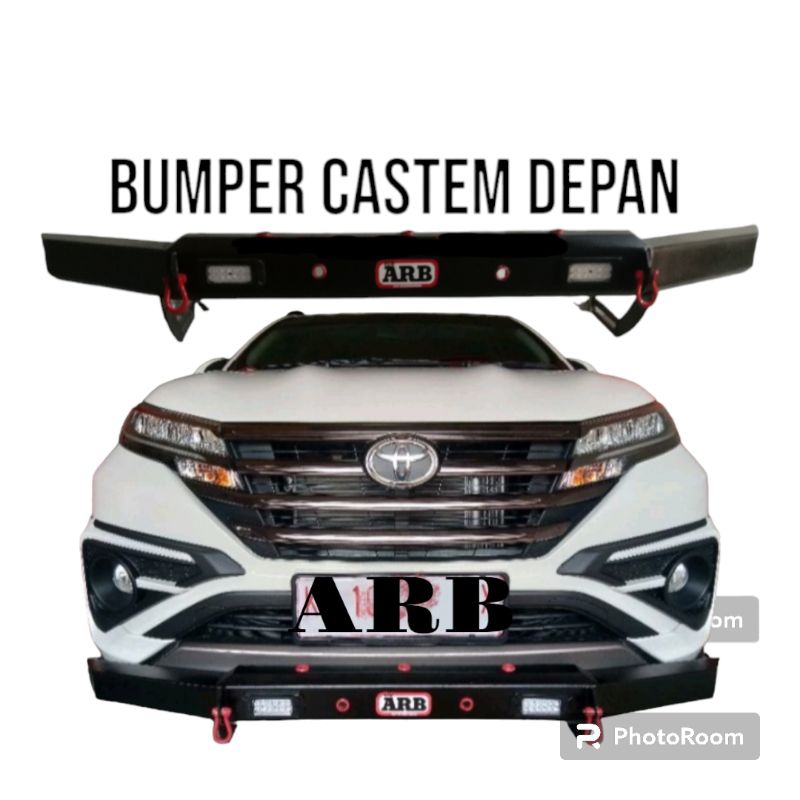 Jual BUMPER TOWING MOBIL DEPAN ARB OFF-ROAD CASTEM+ LED KNOCK DOWN ...