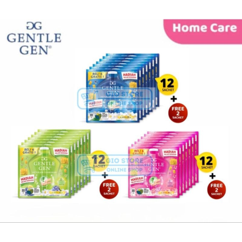 Jual Gentle Gen Deterjen Sachet | Shopee Indonesia