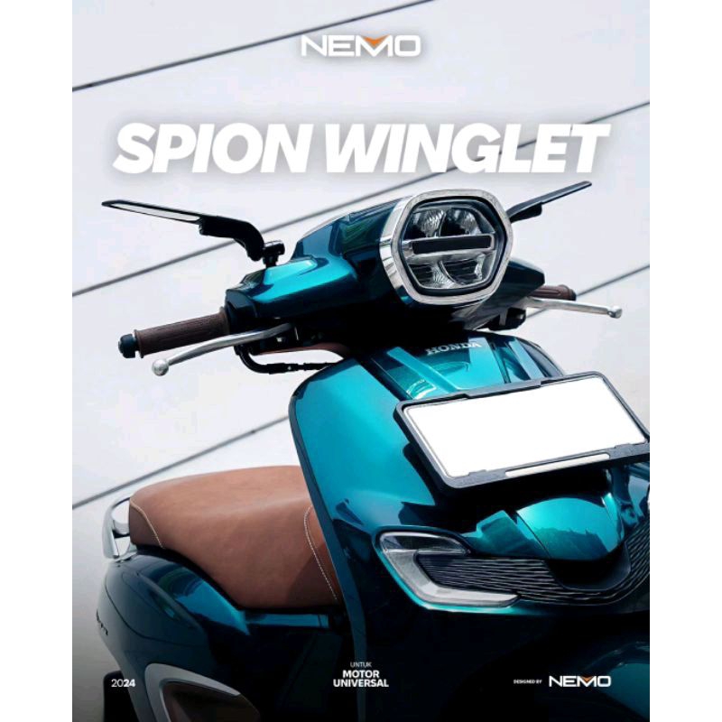 Jual Spion Winglet Honda Stylo 160 model rizoma Keran (kecil) | Shopee ...