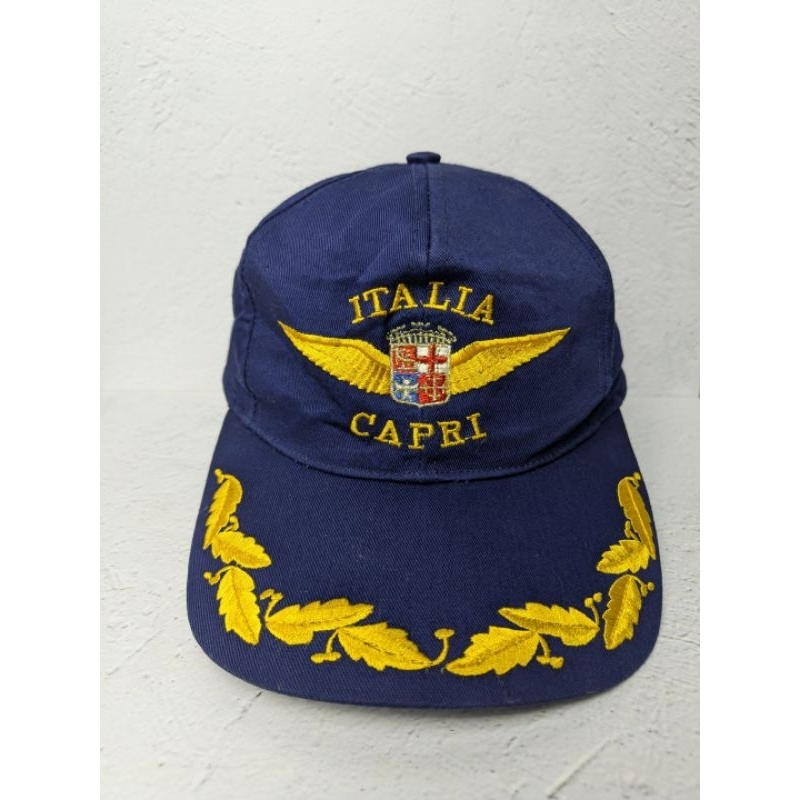 Jual Topi Golfer Italia Capri Moti Padi Simpel Logo Skena | Shopee ...