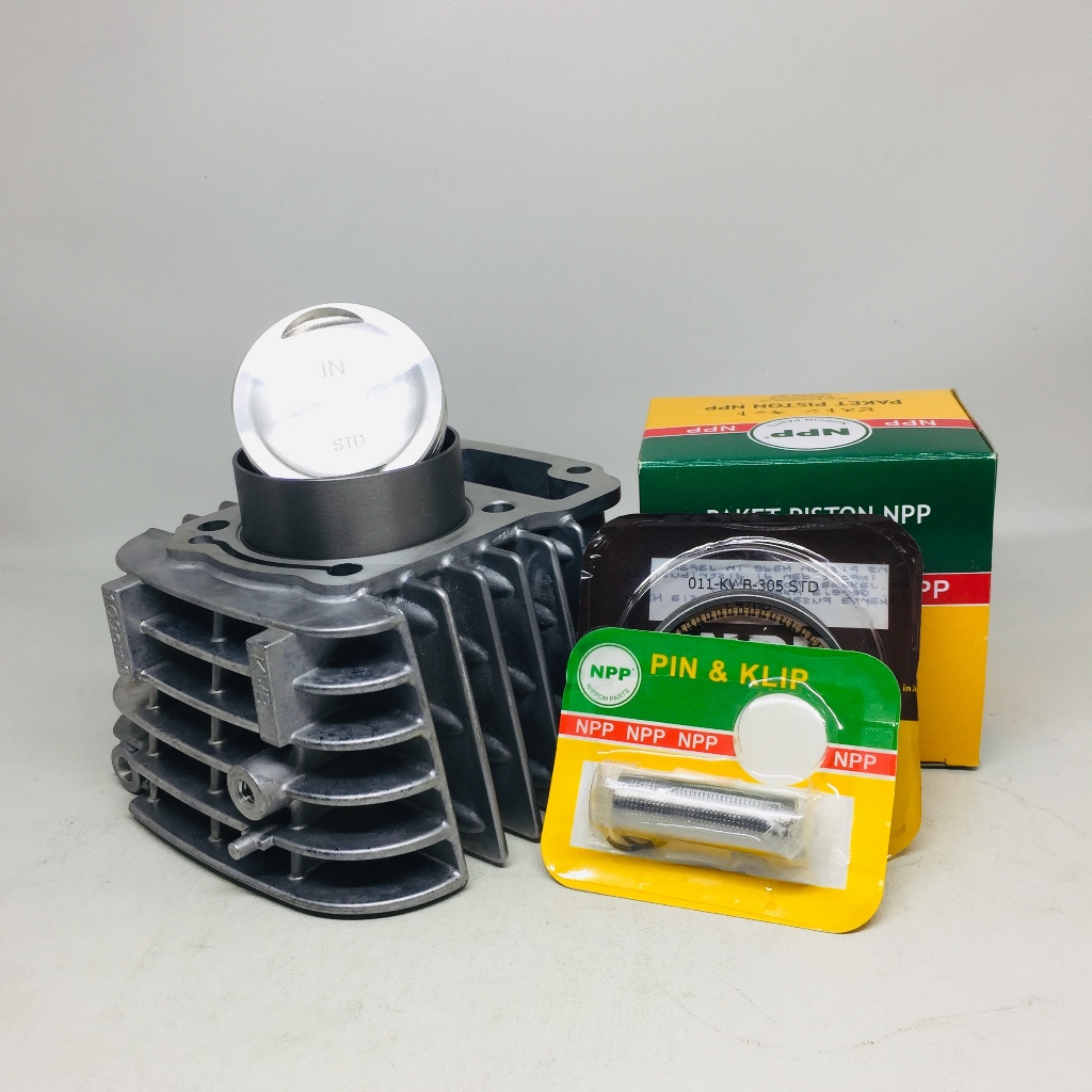 Jual Boring atau Cylinder Blok + Piston seker kit set NPP HONDA REVO ...
