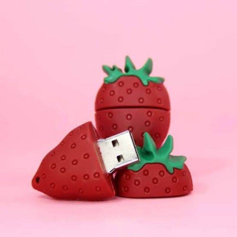 Jual 56. Flashdisk unik karakter buah Strawberry | Shopee Indonesia