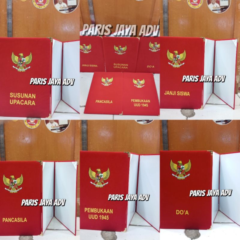 Jual Set Map Bludru Upacara Map Upacara Map Sablon Upacara Ready Stock ...