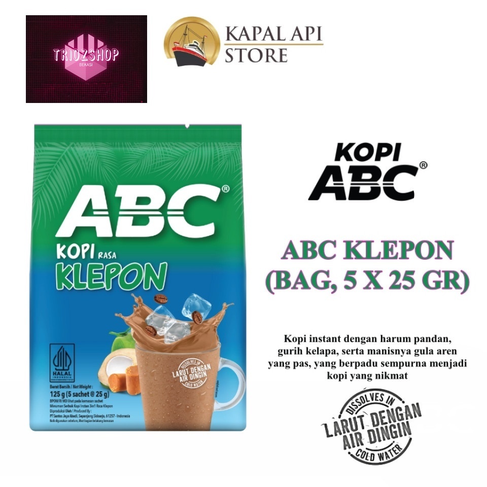 Jual Kopi ABC Klepon @5 Sachet (1 Pouch) | Shopee Indonesia