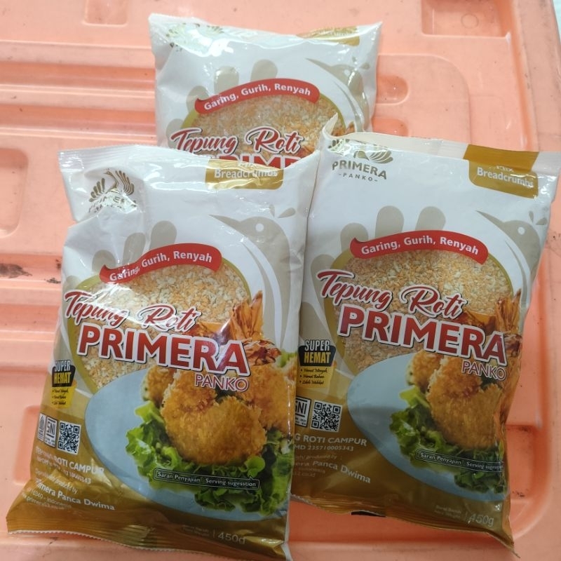 Jual tepung roti panko panir 450 gram tepung primera ekono mix ...