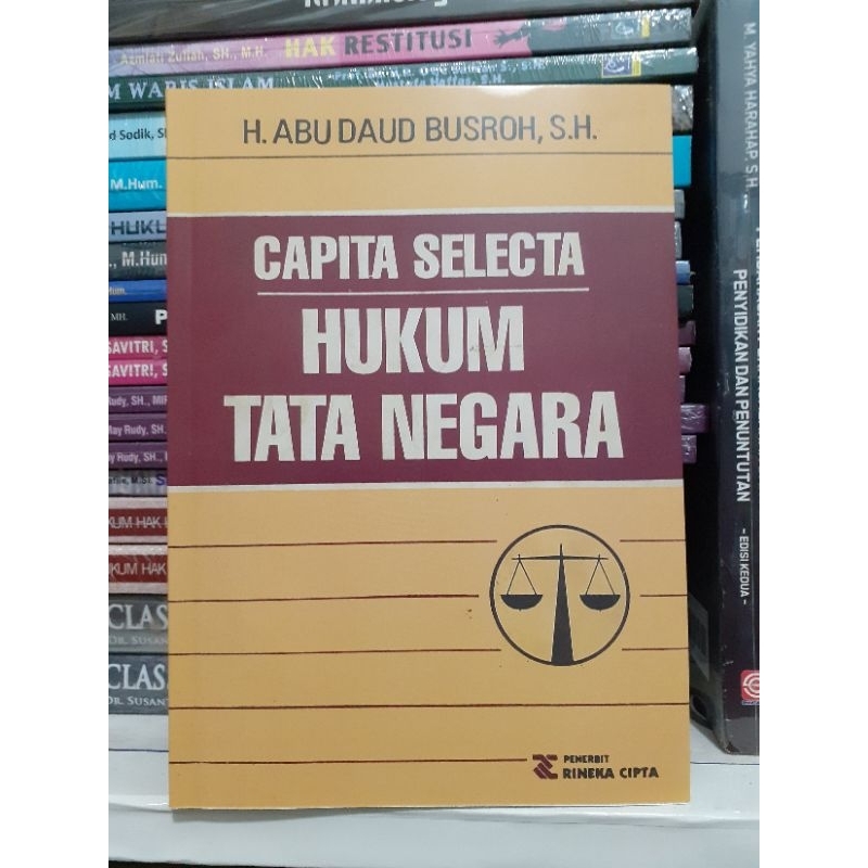 Jual CAPITA SELECTA HUKUM TATA NEGARA. ABU DAUD BUSROH | Shopee Indonesia