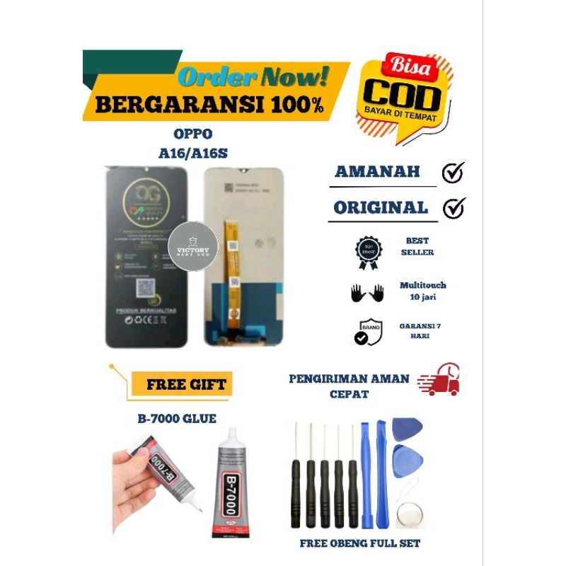 Jual LCD OG SUPER A16/A16S TOUCHSCREEN | Shopee Indonesia