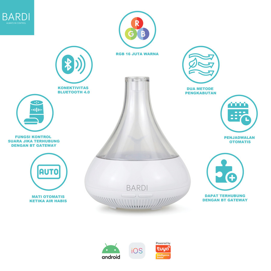 Jual BARDI Smart Aroma Diffuser Bluetooth Edition | Shopee Indonesia