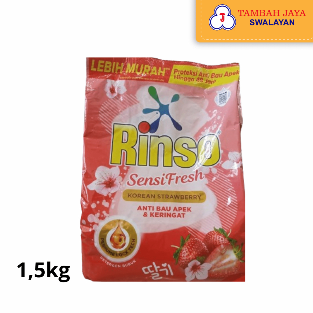 Jual Rinso Powder Detergent Bubuk Korean Strawberry Anti Bau Apek ...