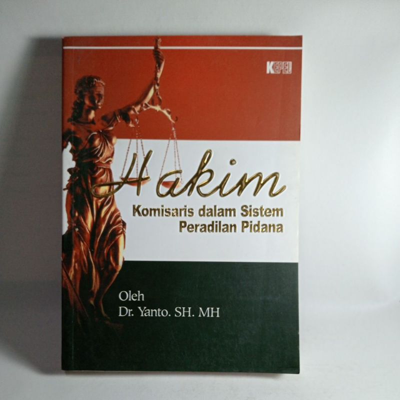 Jual Buku Hakim Komisaris Dalam Sistem Peradilan Pidana -Dr. Yanto. SH. MH | Shopee Indonesia