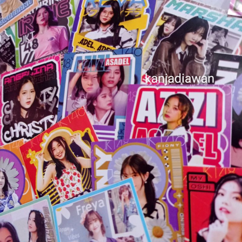 Jual Stiker JKT48 Member Sticker JKT 48 Zee Freya Gracia | Shopee Indonesia