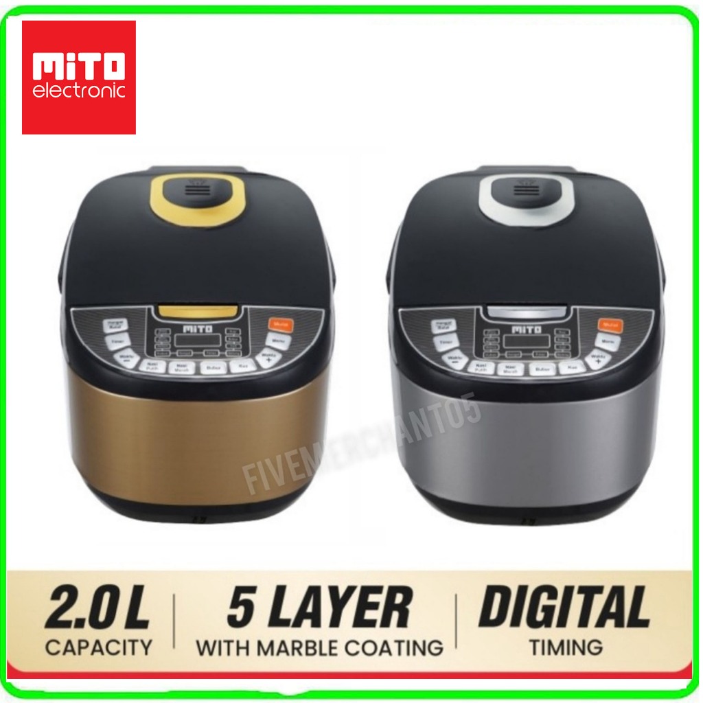 Jual RICE COOKER MITO DIGITAL Mito R5+ 8in1 Rice Cooker Digital - 2 ...