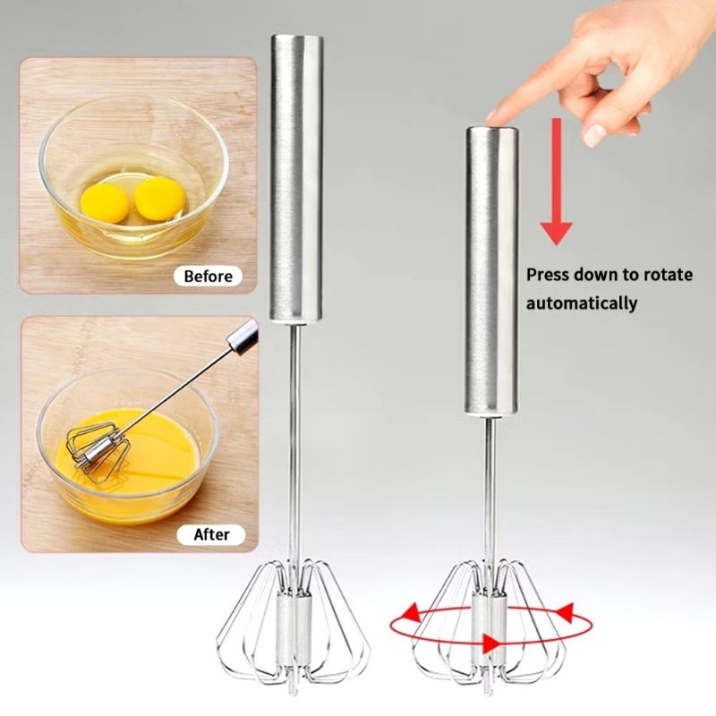 Jual Mixer Manual Otomatis Stainless Hand Mixer Better Beater Pengocok ...