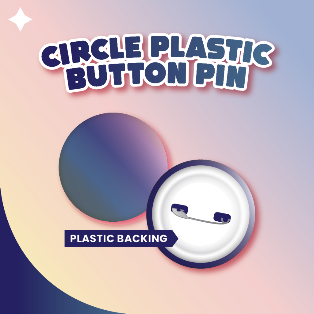 Jual Custom Plastic Button Pin [by VYNTERLUNE] | Shopee Indonesia