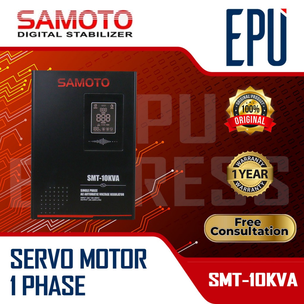 Jual Stabilizer Samoto 10KVA Stabiliser 10000VA Stavol Listrik SMT Avr ...