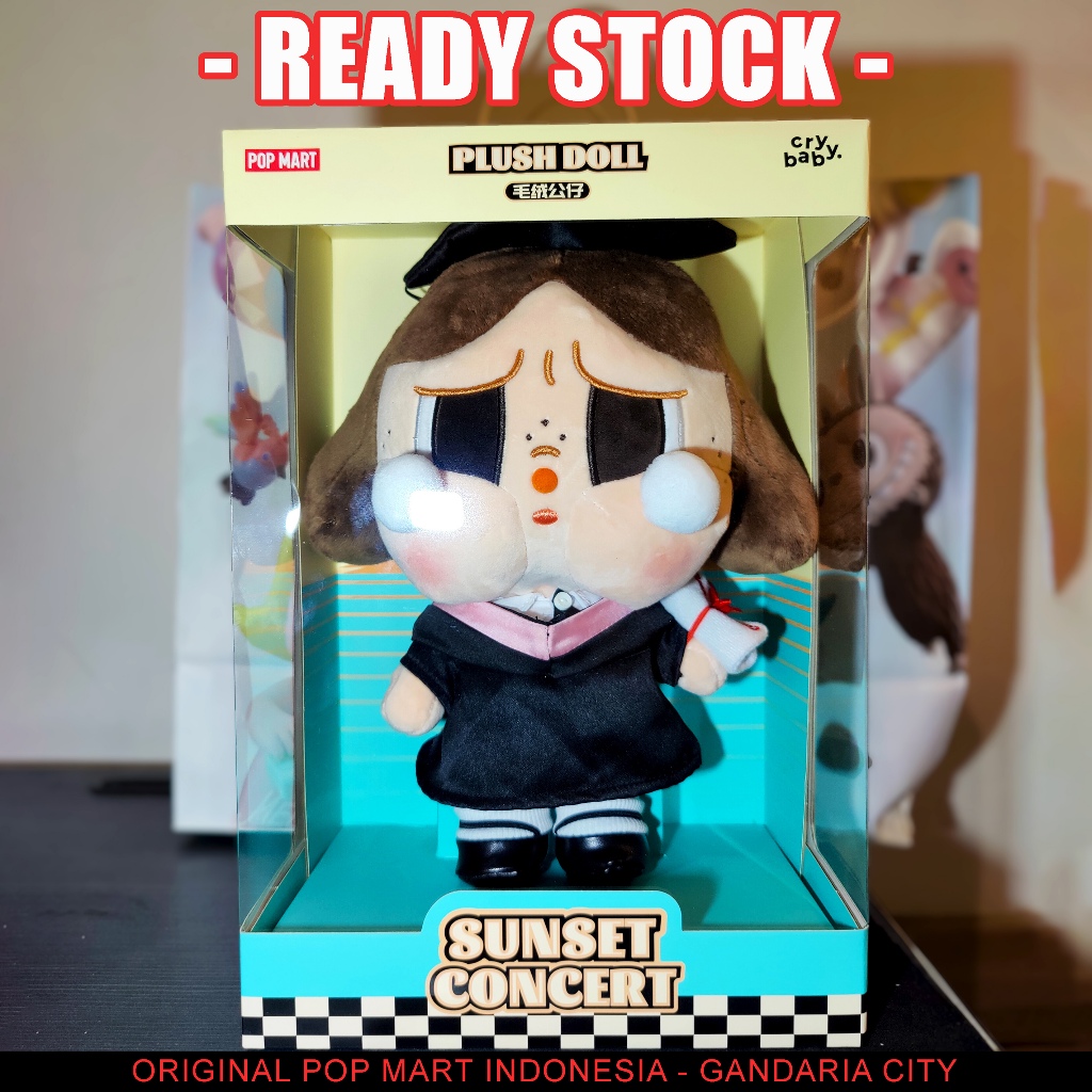 Jual Crybaby Sunset Concert Series Plush Doll POP MART - Graduation ...