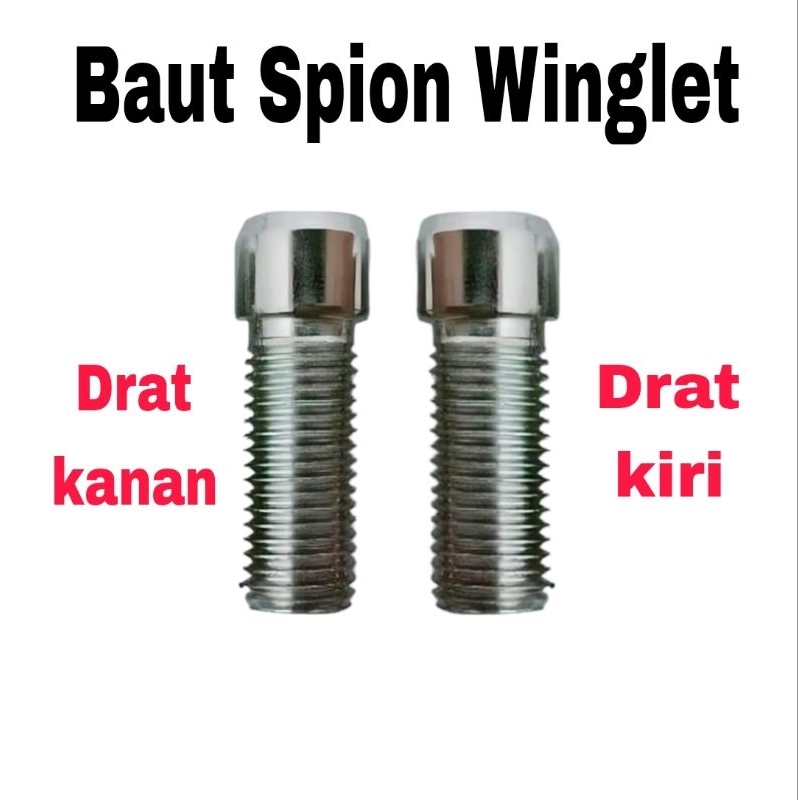 Jual Baut spion WINGLET drat kanan drat kiri | Shopee Indonesia