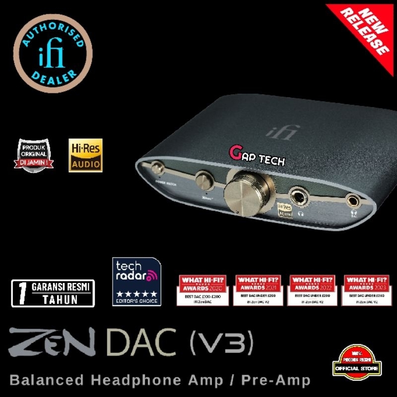 Jual iFi Zen DAC 3 / V3 / V 3 Hi-Res Desktop DAC Amplifier / DAC AMP ...