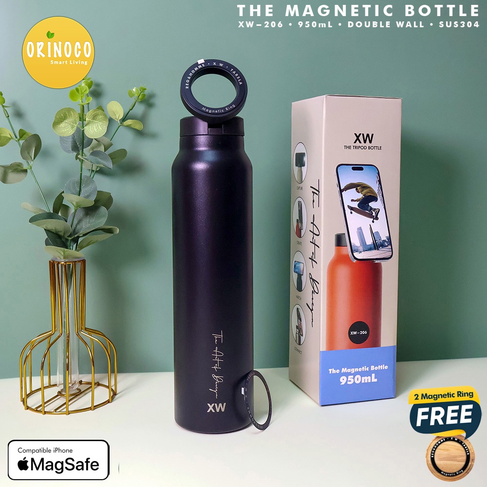 Jual Orinoco Tumbler Magsafe Botol Minum Tripod Stainless Vacuum Flask ...