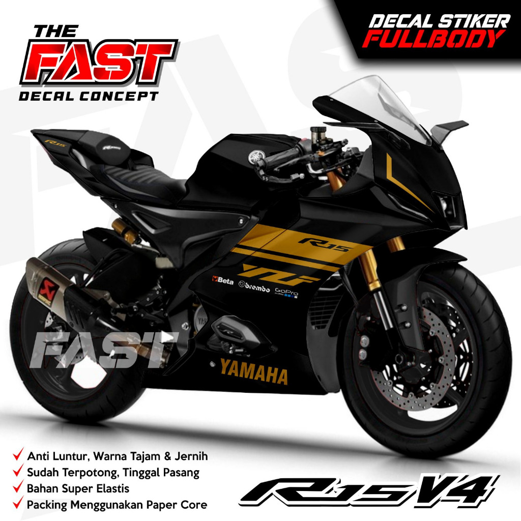 Jual Terbaru Decal Sticker R15 V4 Fullbody Stiker Decal Motor R15 v4 ...