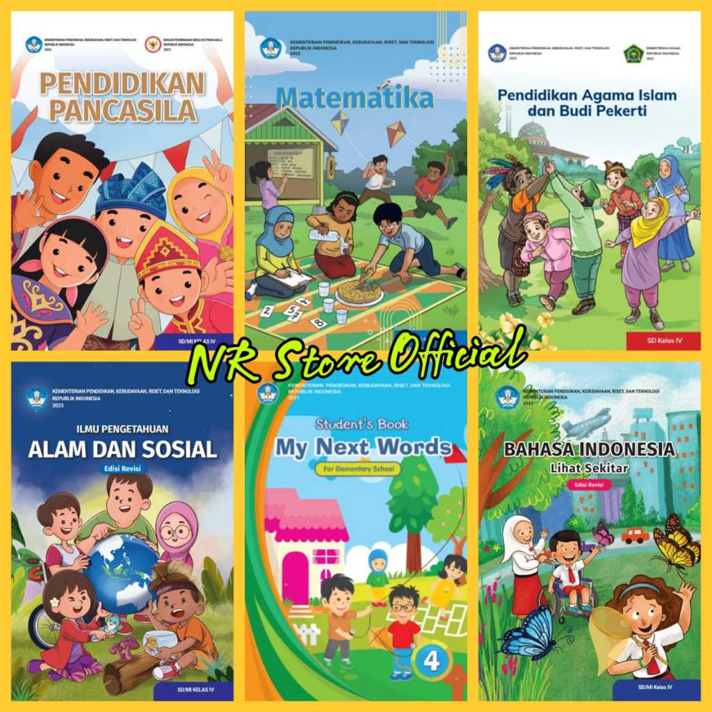 Jual Buku Paket Pelajaran Kelas 4 SD Siswa Kurikulum Merdeka Edisi Revisi | Shopee Indonesia