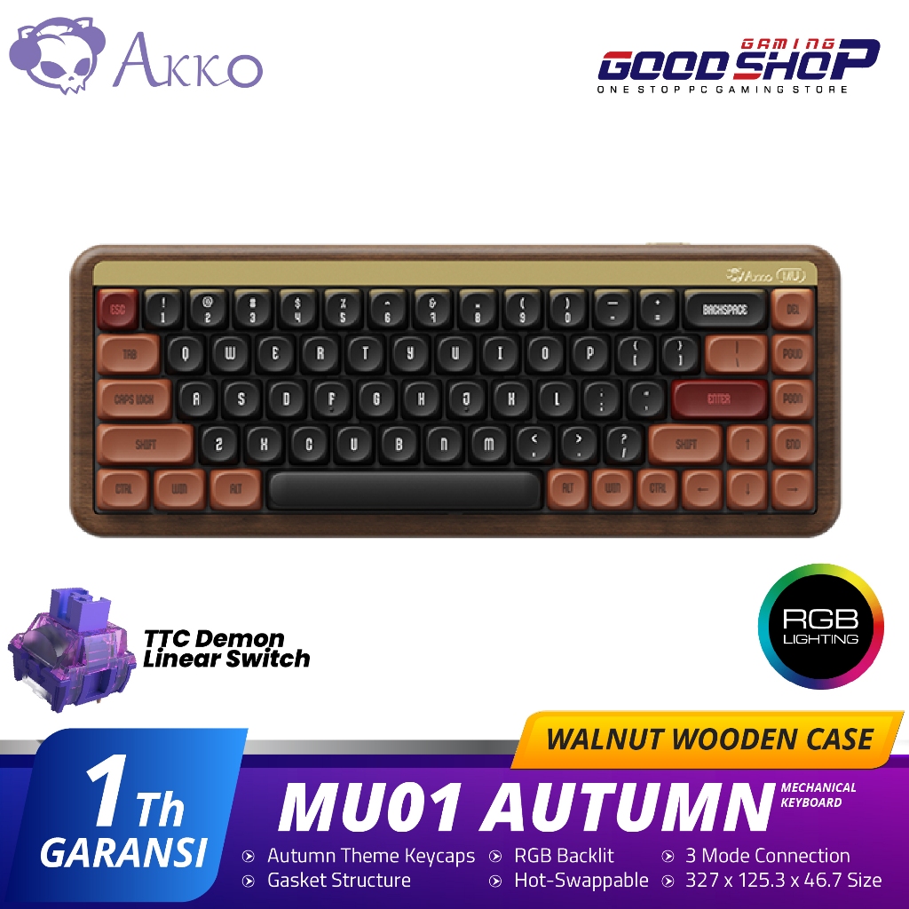 Jual Akko MU01 Autumn Mechanical Keyboard | Shopee Indonesia