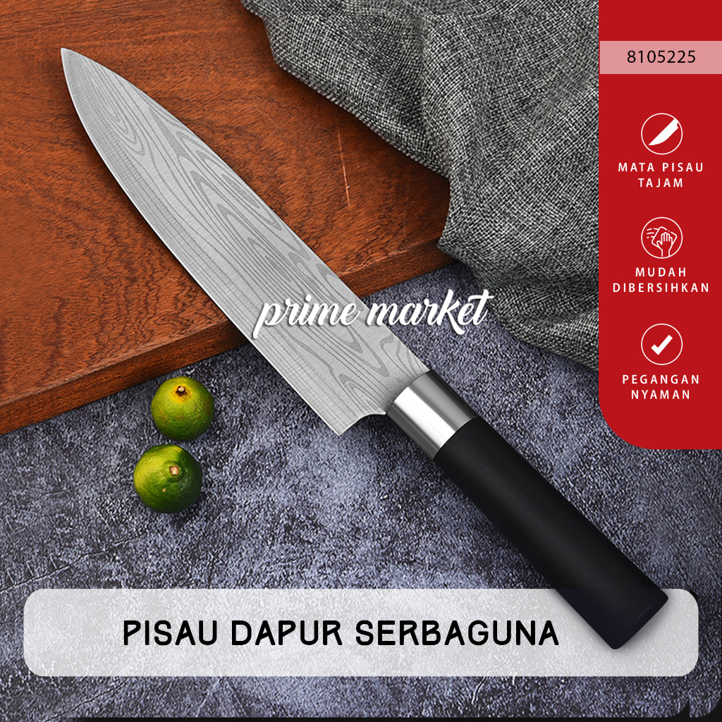 Jual Pisau Dapur Tajam Pisau Stainless Pisau Buah Chef Knife Kitchen ...