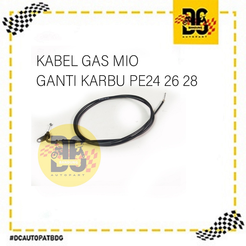 Jual KABEL GAS MIO SPORTY MIO LAMA GANTI KARBU PE 24 PE 26 PE 28 ...