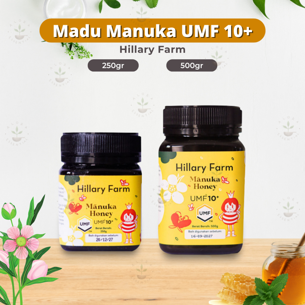 Jual Hillary Farm Manuka Honey UMF 10+ - Madu Manuka Hillary Farm UMF ...