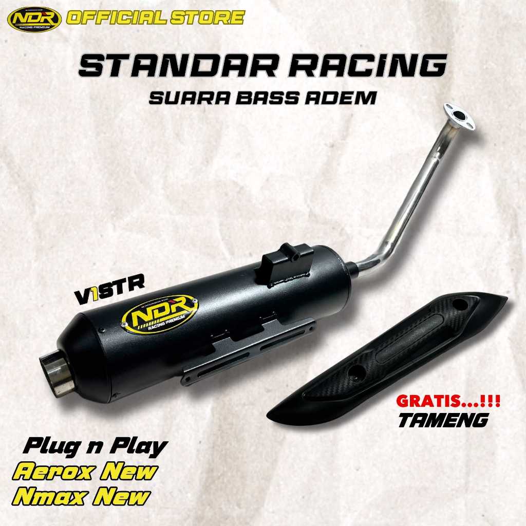 Jual NDR Racing Premium V1STR Knalpot Standar Racing Bass Adem PnP Untuk Aerox New & Nmax New ...
