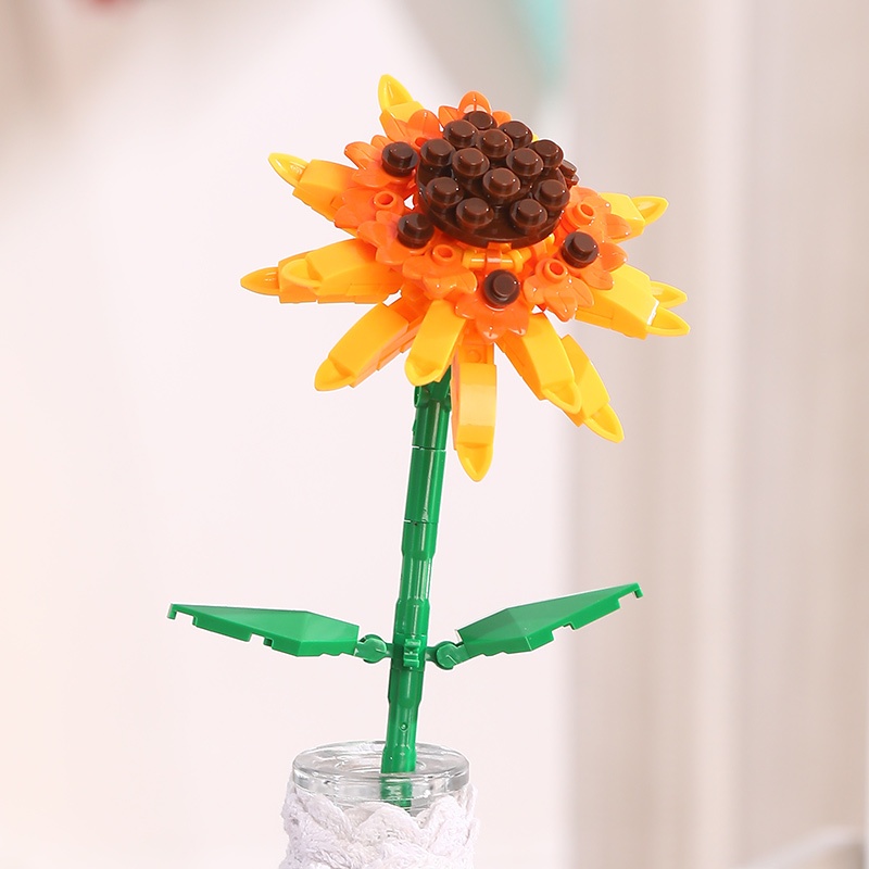 Jual BALODY Bunga Blok Bangunan Flowers Building Block Flower Bunga ...