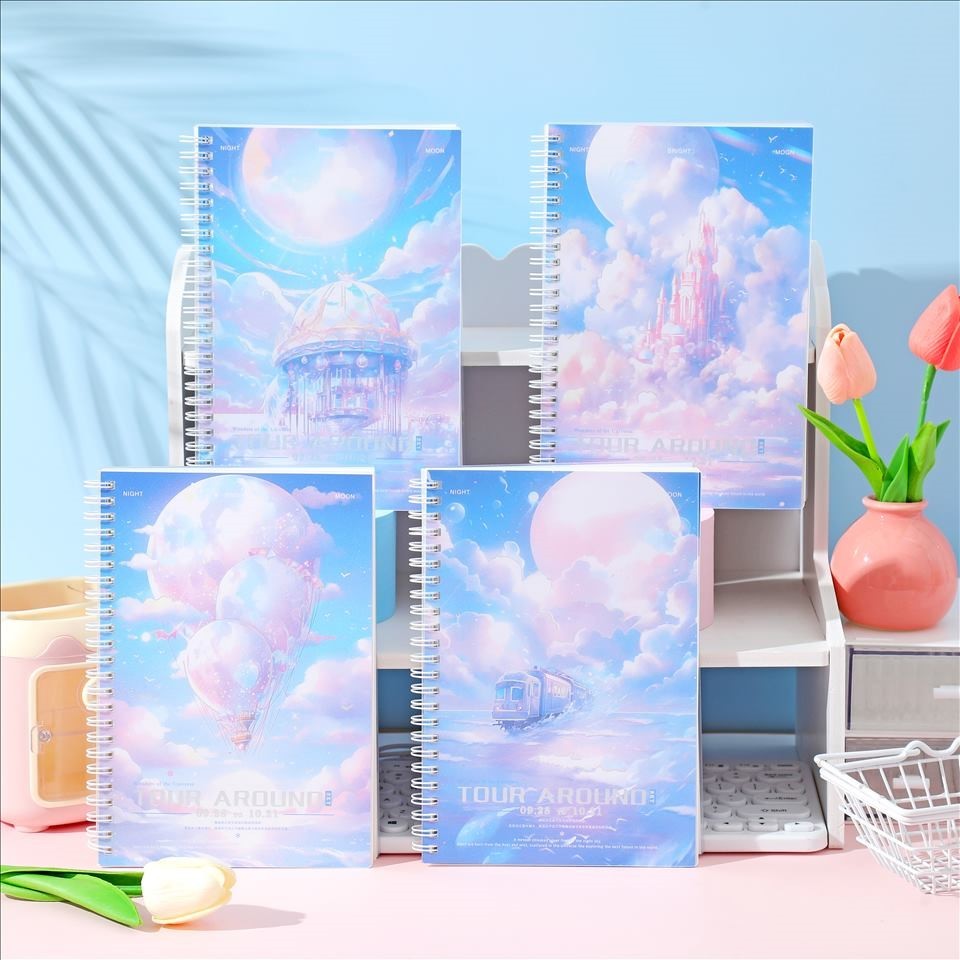 Jual NOTEBOOK A5 DEPAI 016 COVER MIKA 80 LEMBAR SPIRAL AESTHETIC BUKU ...