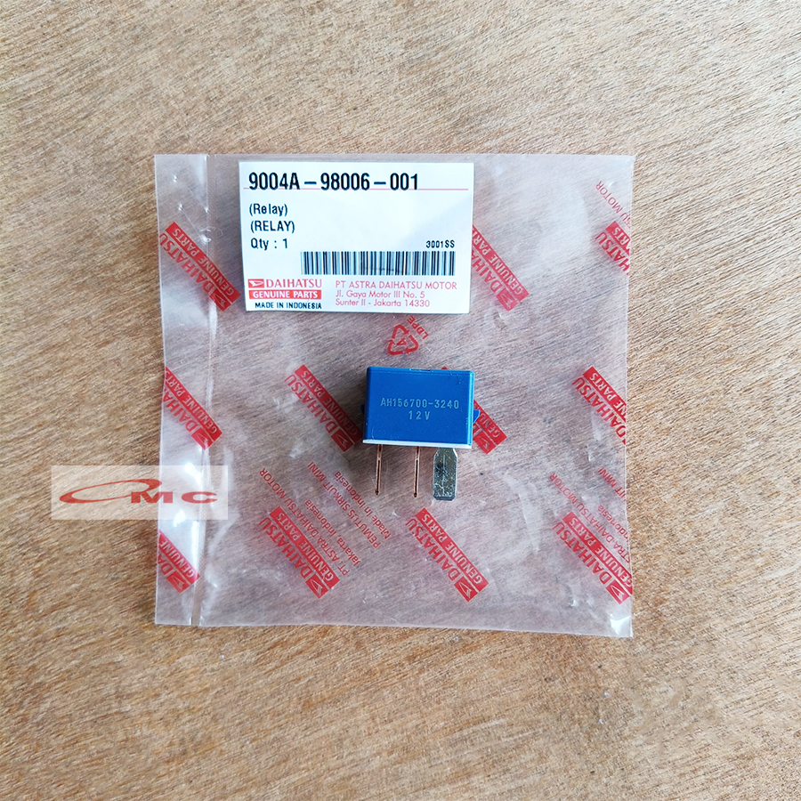 Jual Relay 4 Kaki Relay Denso Biru 156700-3240 12V Xenia Avanza Ayla ...