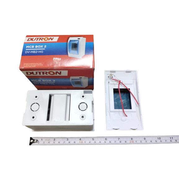 Jual MCB BOX DUTRON 2 HG ( DV-MB2-HG )/BOX MCB 2 GROUP IB OB INBOW OUT ...