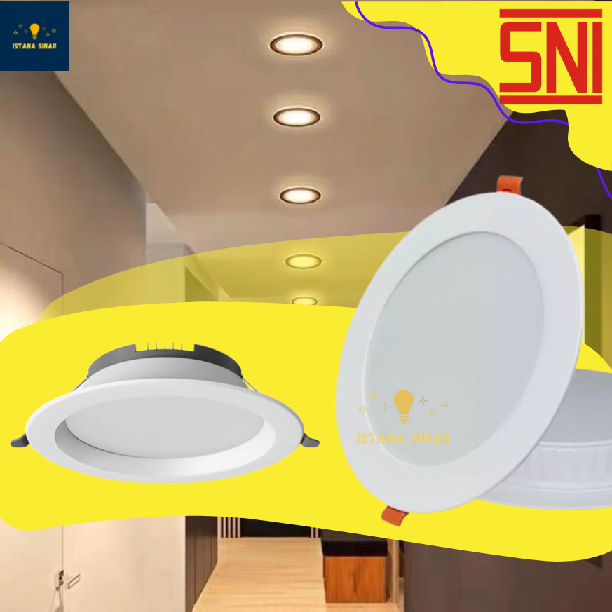 Jual Lampu Downlight Panel LED / Downlight Murah / LED Panel 3,5w 6w 9w ...