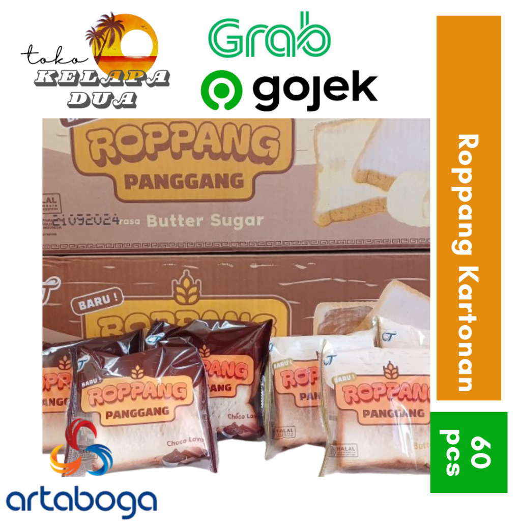 Jual Roppang Roti Panggang Kartonan Isi 60pcs x 65gr Only Sameday ...
