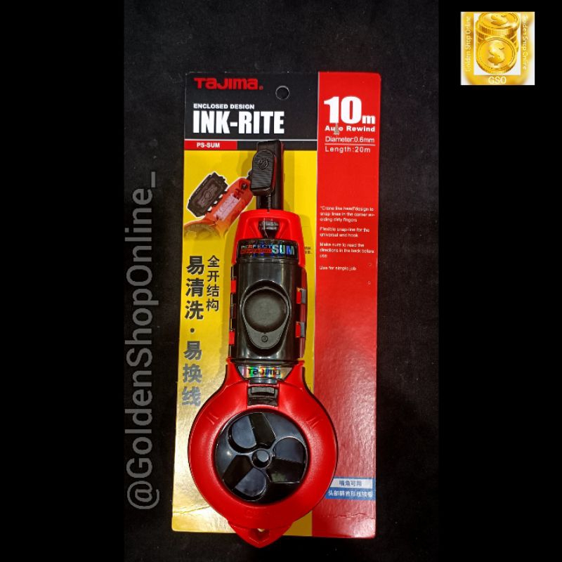 Jual Sipatan Tukang Tajima - Ink Rite 10m Tajima (PS-SUM) | Shopee ...