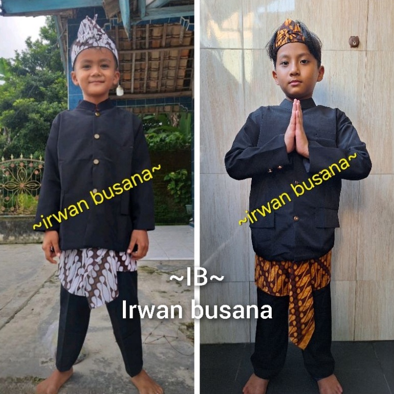 Jual Baju adat sunda stelan basofi sunda stelan beskap stelan pangsi ...