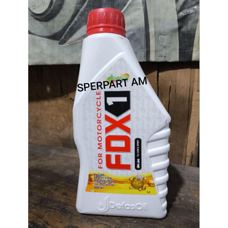 Jual Oli Mesin FDX 1 DEFAS 10W-30 4T (800 ML) | Shopee Indonesia