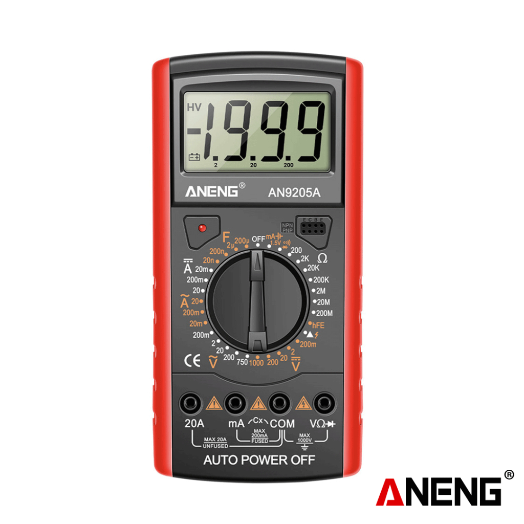 Jual Aneng AN9205A Multimeter Digital LCD Portabel AC/DC Ammeter Tester ...