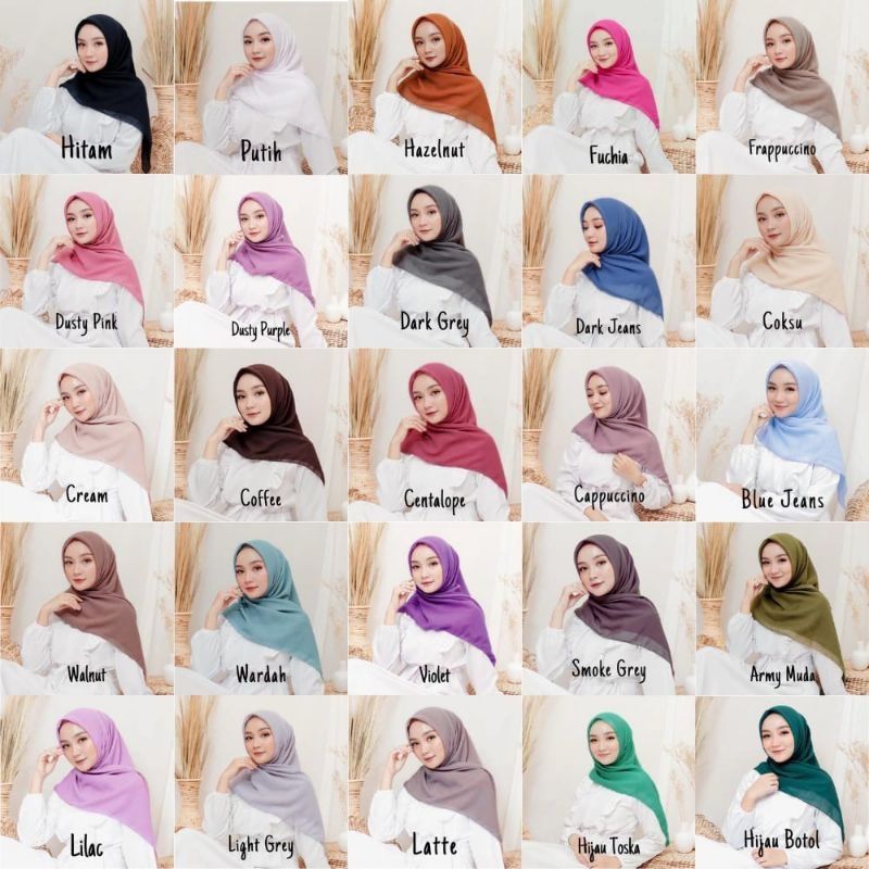 Jual bella square jilbab segiempat jilbab bella square jilbab bella ...
