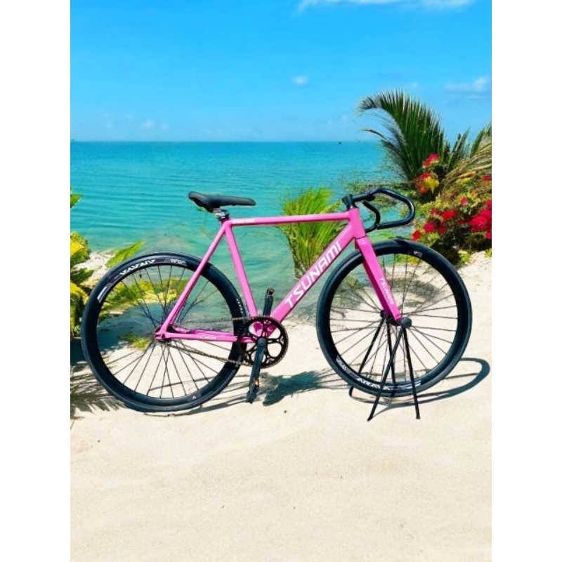 Jual Custom Fullbike Fixie model Tsunami SNM 100 Free pedok | Shopee ...