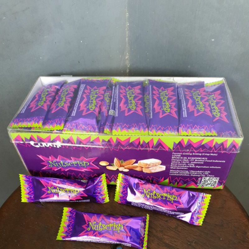 Jual [HALAL] LUVMI PERMEN ENTING-ENTING / CRISP NUTS - 420GR | Shopee ...