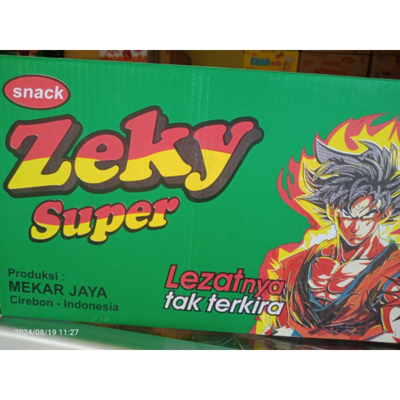 Jual chiki berhadiah bila beruntung Snack Zeky super rasa kari ayam 1 pak isi 10pcs | Shopee ...